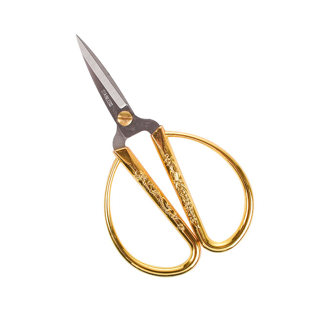 Stainless steel paper cutting window grille special pointed scissors ...