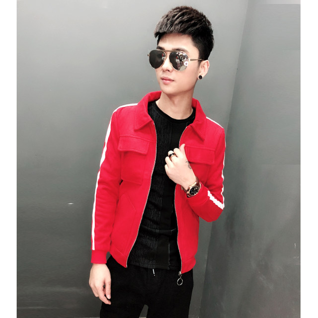 2024 Douyin New Jacket Men's Internet Celebrity Same Style Slim Jacket ...
