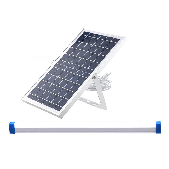 Solar outdoor courtyard LED tube indoor human body induction ...