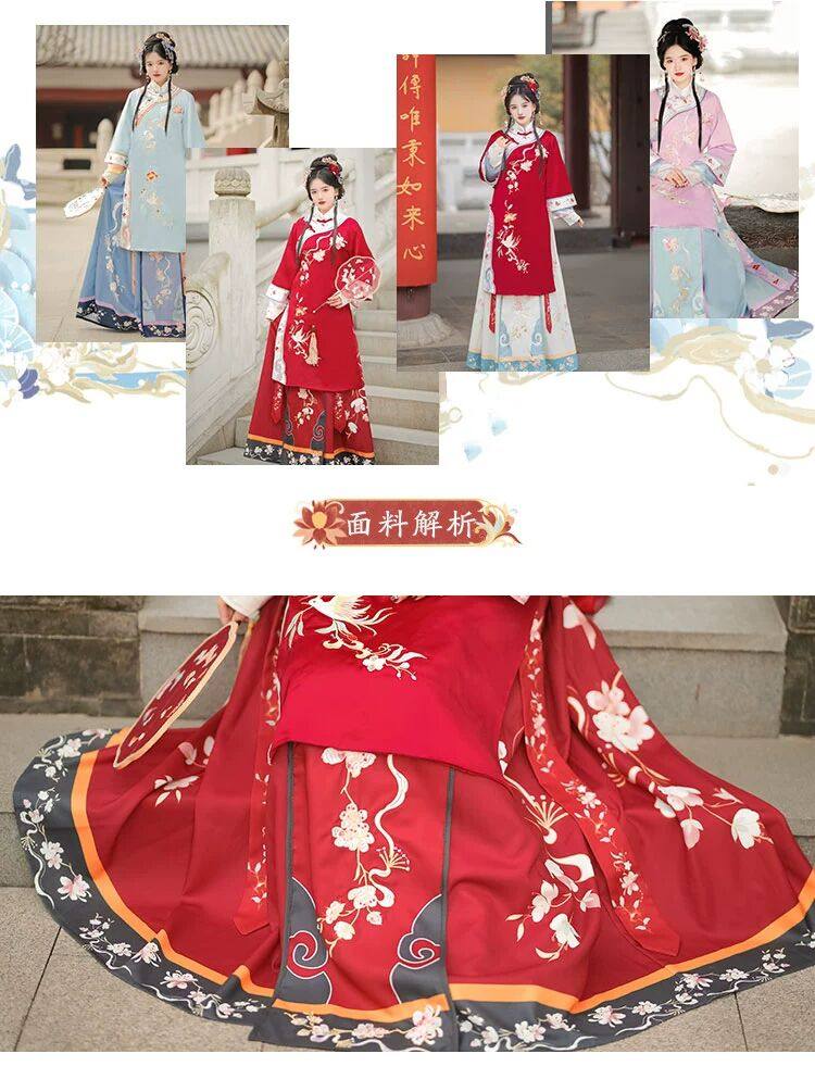 Qing Dynasty costume female Gege clothing flag service high -end ...
