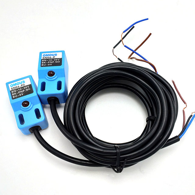 Square Proximity Switch Three-Wire Sn04-N Sensor Switch Npn Normally ...