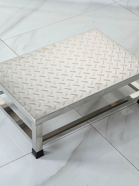 25 stainless steel non-slip stool foot stool single-layer load-bearing ...