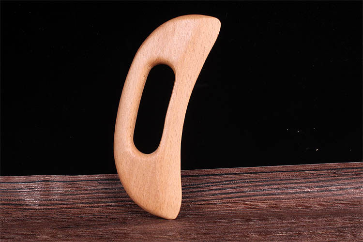 Solid wood muscle fascia knife loosens the back, shoulders, neck ...