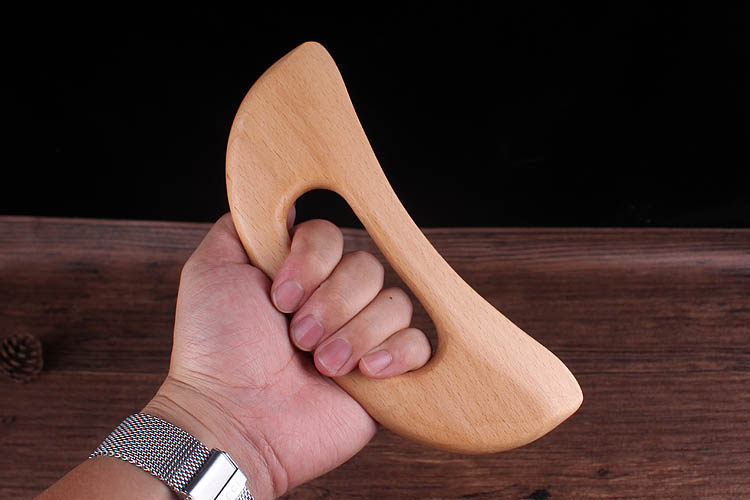 Solid wood muscle fascia knife loosens the back, shoulders, neck ...