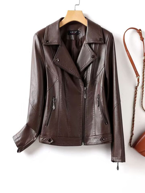 Haining sheepskin slim-fitting small jacket big brand spring and autumn ...