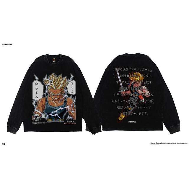 Original Trunks Dragon Ball American small neckline casual pure cotton ...
