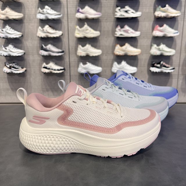 Skechers worry-free running shoes spring men and women mesh wear ...