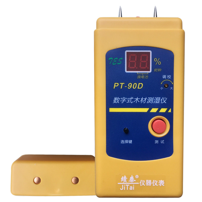 Jitai PT-90D Digital Wood Moisture Meter - Needle Type