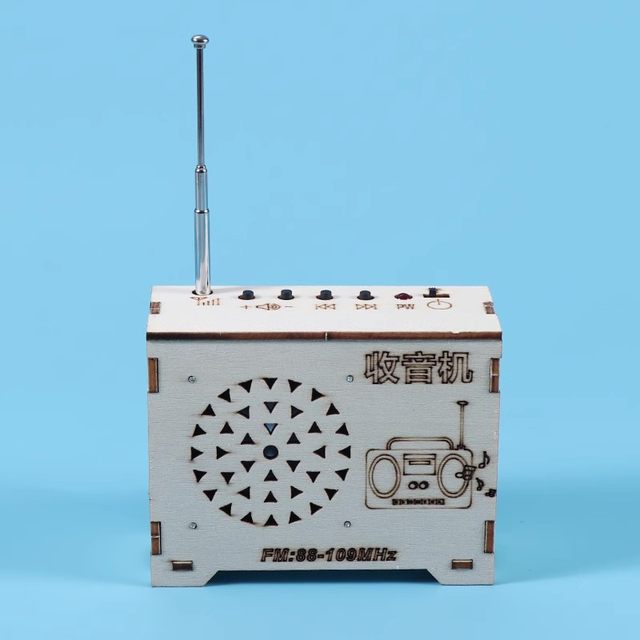 Science and technology small production diy handmade radio children's ...