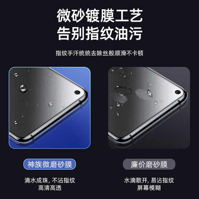 Suitable for iqoo5 tempered film vivoiqoo5 frosted mobile phone film ...