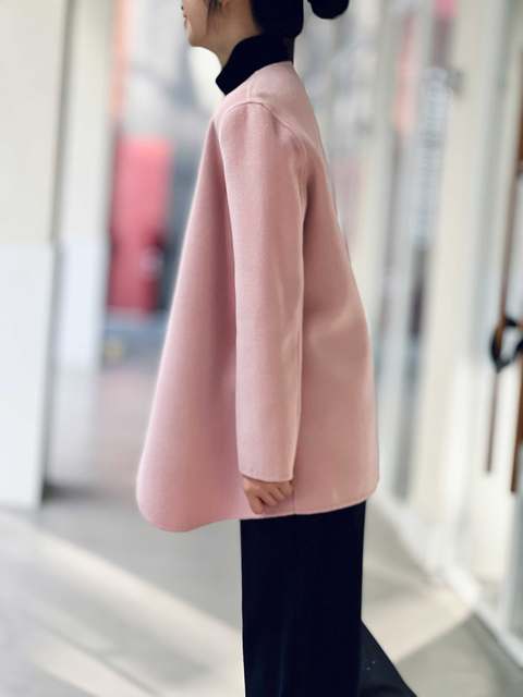 PetalsOnYou Dutch high-end big-name imported fabric pink double-sided ...