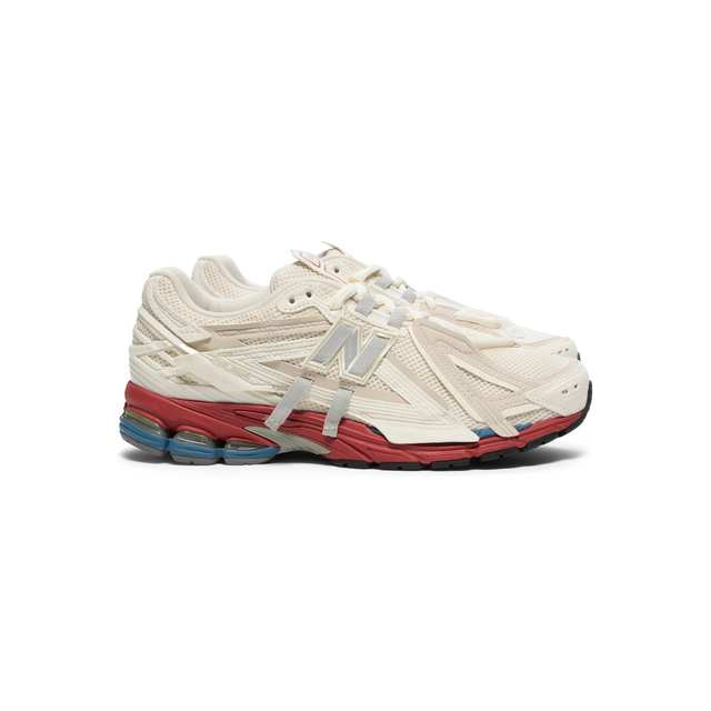 Newbalance stitching white -red non -slip men's and women's neutral ...