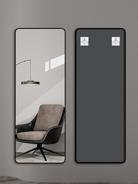 Summer mirror paste wall Self -stick home porch wall hanging mirror ...