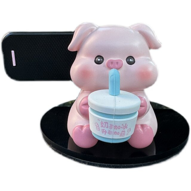 Car moving phone number plate new cartoon pig ton temporary car parking ...