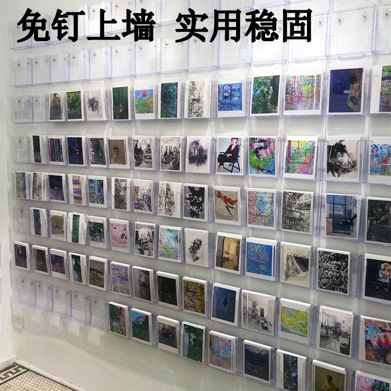 Wall-Mounted Acrylic A4 and A5 Display Rack for Leaflets and Magazines