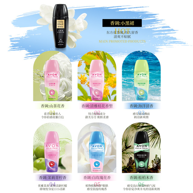 Avon/Avon Little Black Dress Roll-on Deodorant Fragrant Anti-perspirant ...