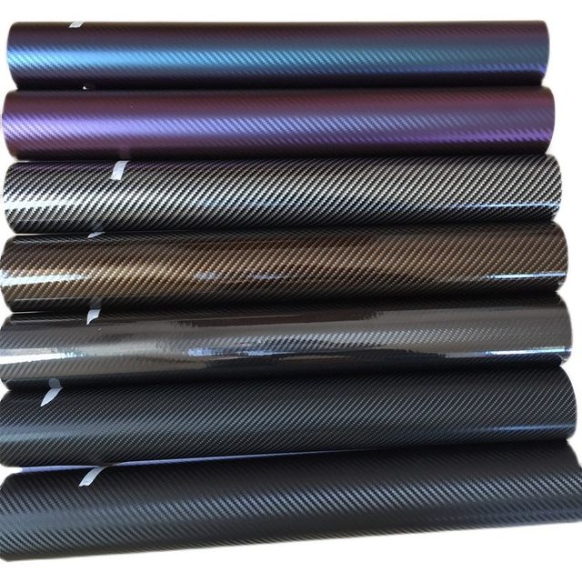 Car film chameleon carbon fiber texture sticker electric car car ...