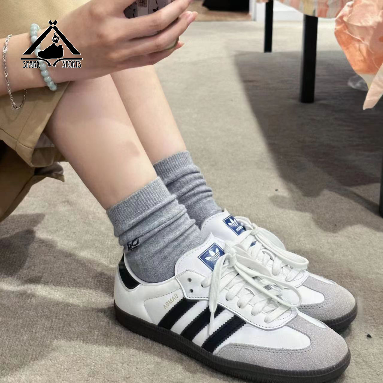 In Stock Adidas Samba Og Classic Retro Training Shoes Trendy Versatile ...