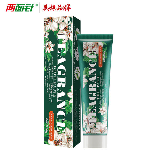 Liangmianzhen toothpaste, double fluoride anti-moth toothpaste 120g ...