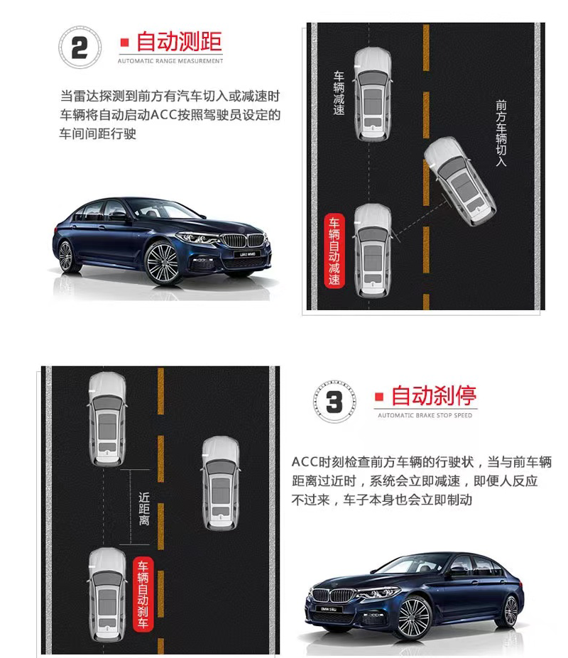 Sistema auxiliar - Radar pequeño acc [no admite la actualización a pro ...