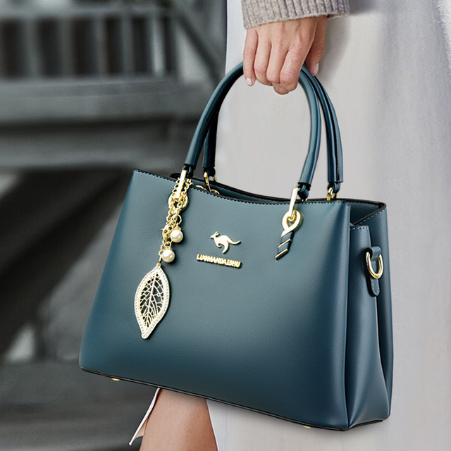 Kangaroo Light luxury fashion ladies laptop mother bag leather women's ...