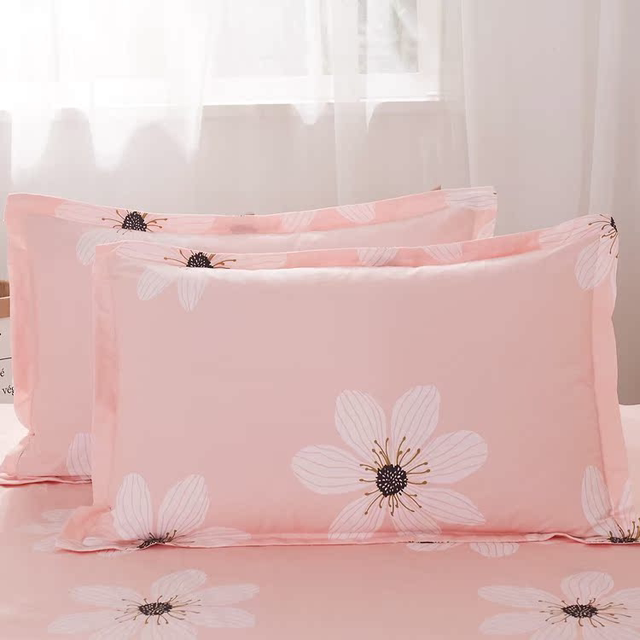 Pure cotton pillow case, a pair of all -cotton pillow hood, thick ...