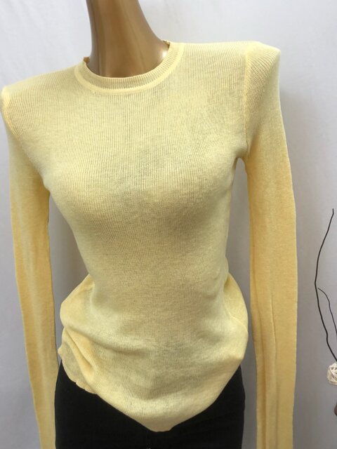 Girls are full of heart! Korean ins simple basic model slim round neck ...