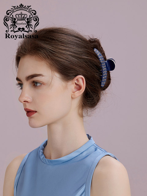 Royal Sasha Pan hair grabbing the Korean version of the rhinestone ...