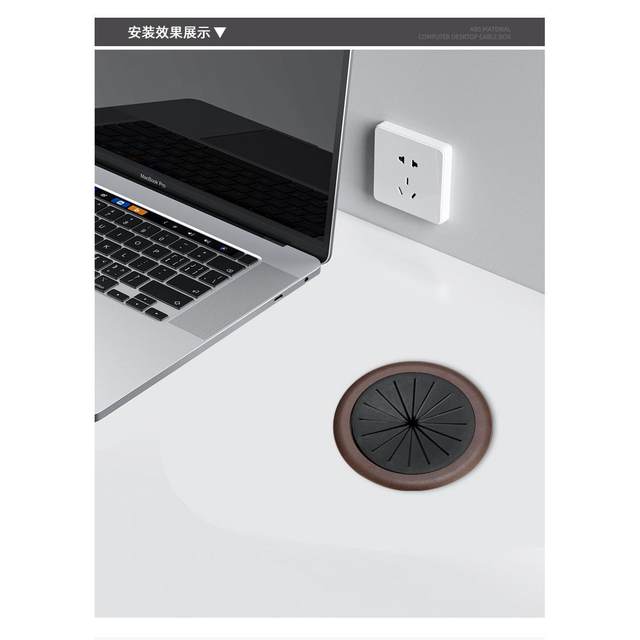 Wire hole cover, computer desk, office desk hole decoration cover ...