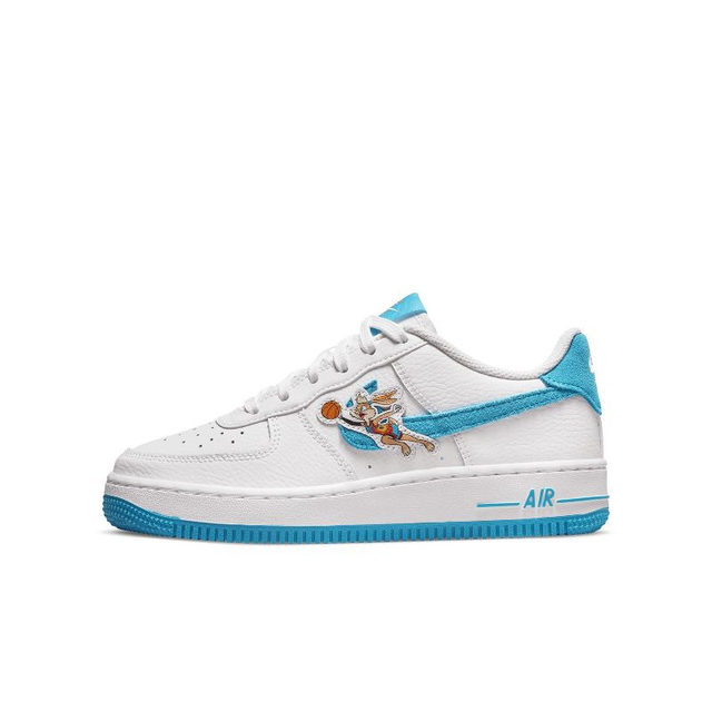 Nike Air Force 1 AF1 Air Force One White and Blue Air Dunk Low Top ...