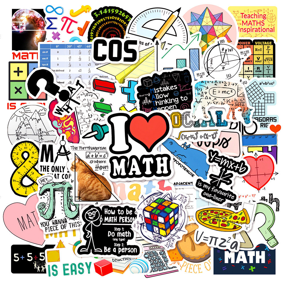 50 photos I love mathematics personalized cartoon creative post laptop ...