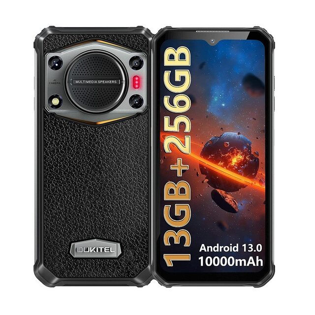 13G+256G Ouqi WP22 three-proof mobile phone IP68 waterproof and drop ...