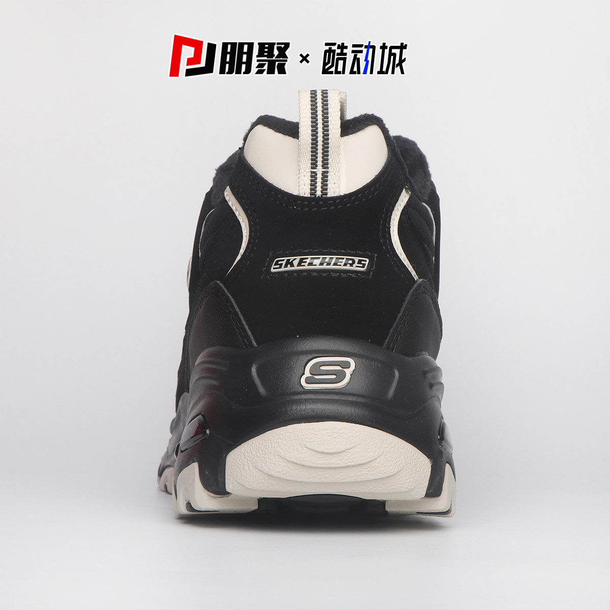 Peng Ju Skechers Skecker 24 New Female Winter Black Samurai plus velvet ...