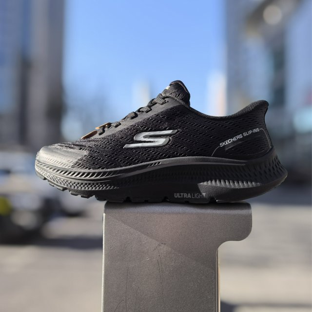 Peng Ju Skechers Skecci 25 new man increases high and comfortable black ...