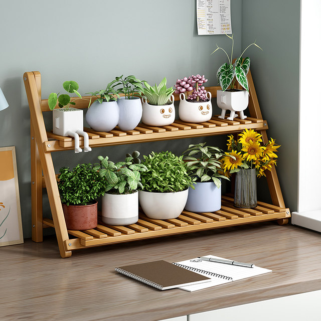 Desktop flower rack storage rack indoor living room windowsill ...