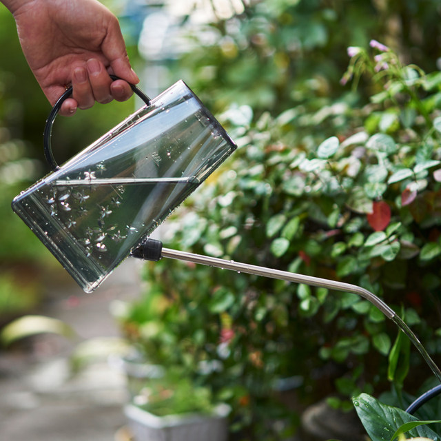 Household transparent PP plastic retro watering kettle gardening ...