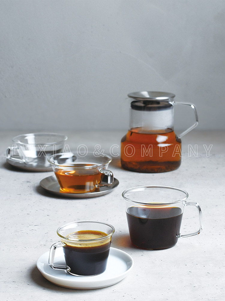 Kinto Glas - Japanischer Latte, Kaffee & Tee - Transparent