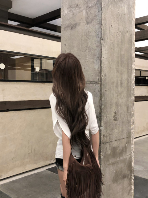 Yang Ribai solid color short-sleeved T-shirt slim top