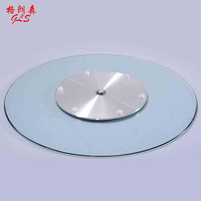 Dining table turntable tempered glass hotel large round table turntable ...
