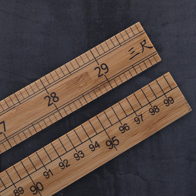 Bamboo ruler measuring clothes ruler clothing tailoring tool wooden ...