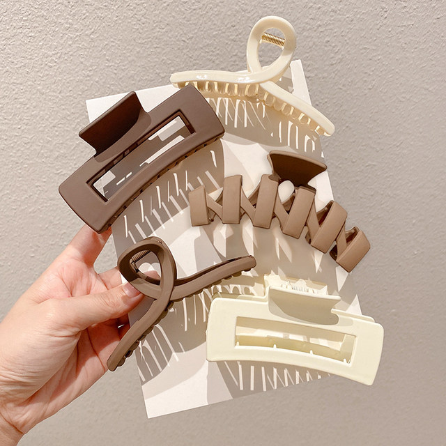 Women's large hairpin, hairpin, hairpin, shark clip, hairpin, high-end ...