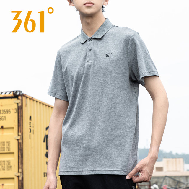 361 short-sleeved T-shirt men's POLO shirt 361 degree official flagship store genuine sportswear ...