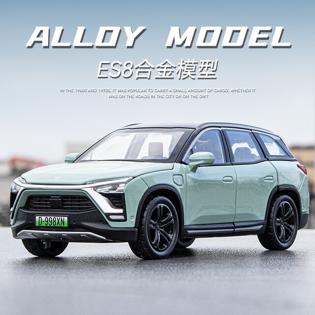 Simulation 1:32 Weilai ES8 alloy car model large new energy car model ornaments boy children's ...