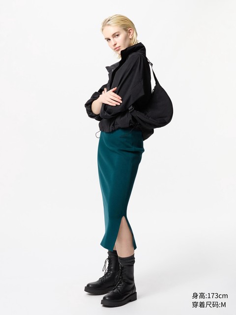 Uniqlo women's windproof stand collar jacket/outdoor casual hooded ...