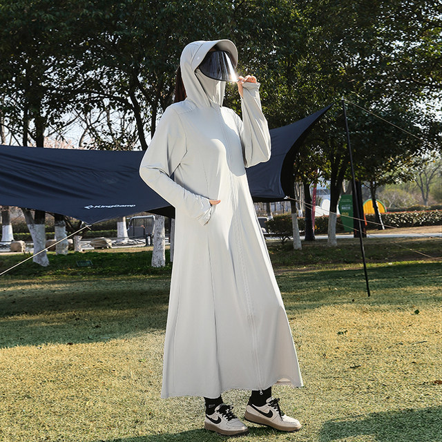 2025 summer new long full-body sun protection clothes for women loose ...