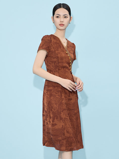 Ma Tiannu 2025 Spring / Summer New Red Titani Vedic Dress Short ...