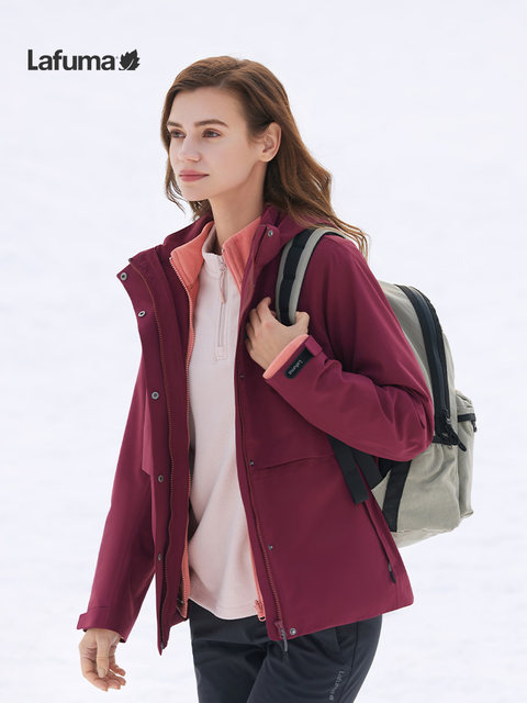 French LAFUMA outdoor three-in-one jacket women's fleece liner ...
