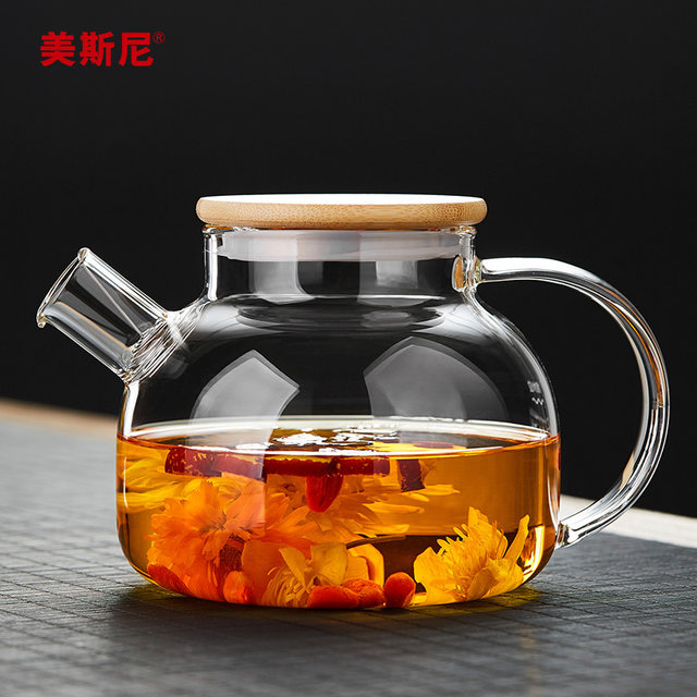 Glass teapot thickened tea water separation teapot household electric ...