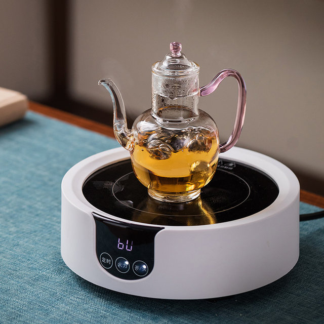 Mesni glass small teapot for one person, high temperature resistant ...