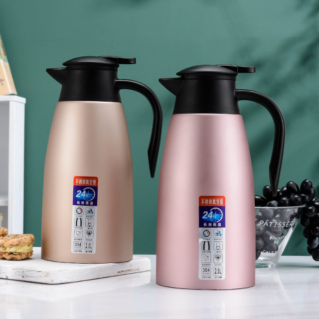 304 stainless steel vacuum insulation pot Hotel Hotel Tea Plaster Restaurant European -style ...